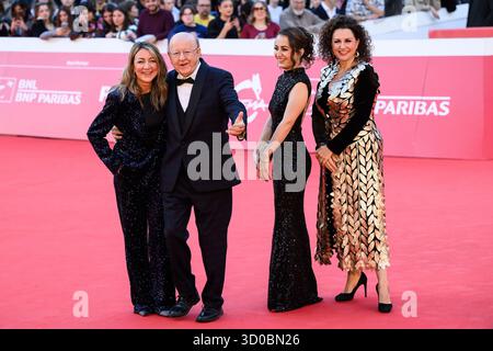 Massimo Boldi, Micaela Boldi attend the awards gala night held at ...