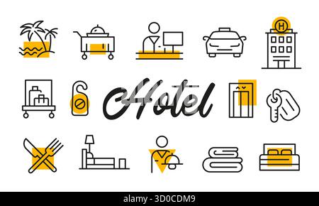 Hotel lobby vector illustration Stock Vector Image & Art - Alamy