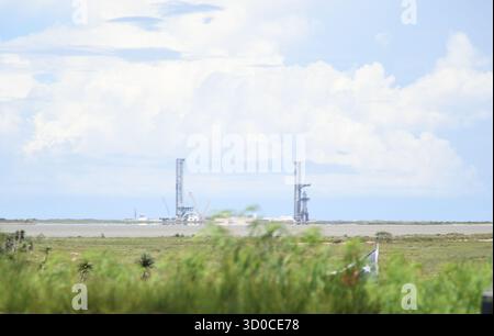 Raptor Roost viewing camp prior to Starship 38 to a static fire test on ...