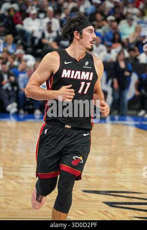 Miami Heat forward Jaime Jaquez Jr. (11) dribbles down the court ...