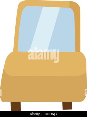 rectangular wall mirror cartoon vector illustration Stock Vector Image ...