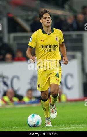 Samuele Ricci of AC Milan in action during the Serie A football match ...