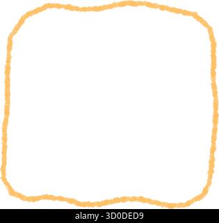 Wavy Outline Fluid Handdrawn Frame Stock Vector Image & Art - Alamy