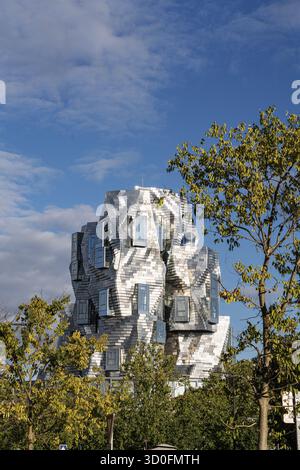 Luma, 56 m high irregular tower designed by Frank Gehry, tower in the ...