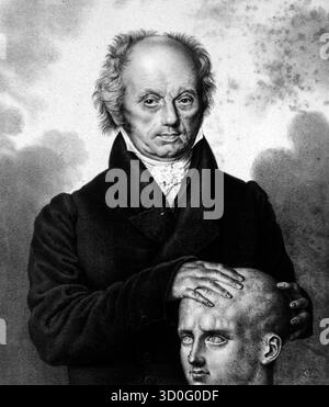 Franz Joseph Gall, 1758-1828, German neuroanatomist and physiologist ...