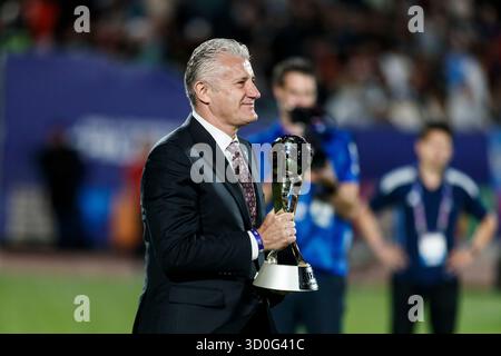 Santiago, Chile - October 19: Davor Suker, football legend, holds the ...