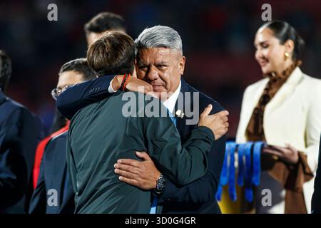 Santiago, Chile - October 19: Argentina Head Coach Diego Placente and ...