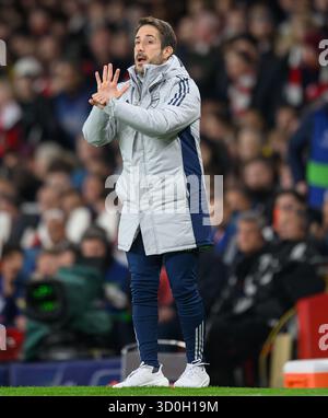 Arsenal set piece coach Nicolas Jover during the UEFA Champions League ...