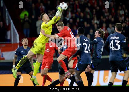 Rangers goalkeeper Jack Butland during the Premier Sports Cup Semi ...