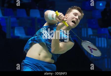 Them Gicquel of France during the Yonex French Open 2025 ...