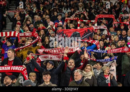 Nottingham Forest fans during the UEFA Europa League Matchday 5 of 8 ...