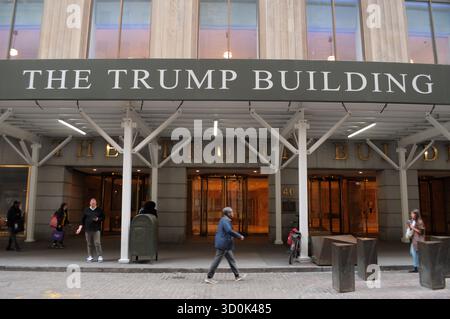 The Trump Building is seen at 40 Wall Street in Manhattan, New York ...