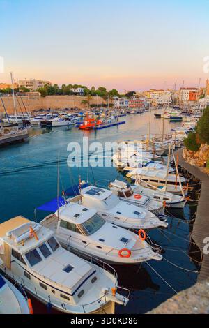 Ciutadella port, Menorca, Balearic Islands, Spain Stock Photo - Alamy