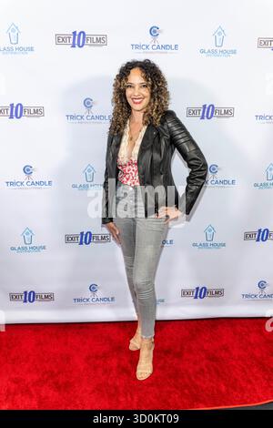 Actress Victoria Savage attends World Premiere of 'Nemesis 6' at ...