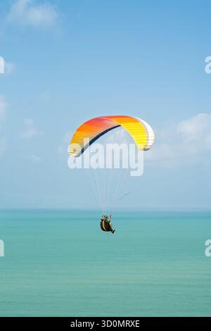 Paragliding in Bukit Bubus, Besut Terengganu. Bukit Bubus is famous for ...