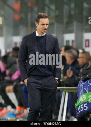 coach David Hubert of Union Saint-Gilloise during the pre-match press ...