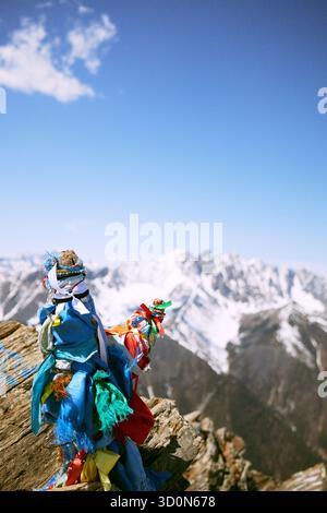 Russia. Republic of Buryatia. Eastern Siberia. Ulan ude. Statue of ...