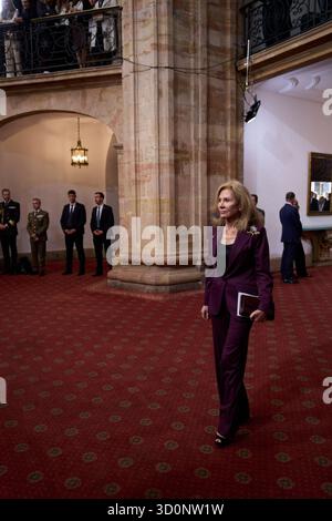 Alicia Koplowitz attendsedAudience with Princess of Asturias awards ...