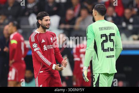 goalkeeper Giorgi Mamardashvili of Liverpool FC looks on during the ...