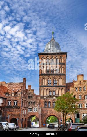 The Burgtor, built 1444 in late Gothic style, was the northern city ...