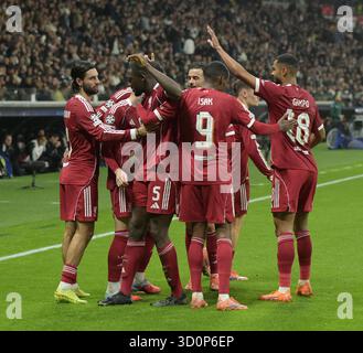 Team Jubel des Liverpool FC fotografiert beim Fußball Champions. League ...