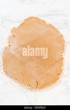 Step by step preparation of Amber Gingerbread Cookies from dough to ...