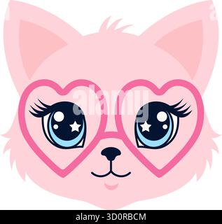 Girl with cat cartoon design, Mascot pet animal domestic cute life ...
