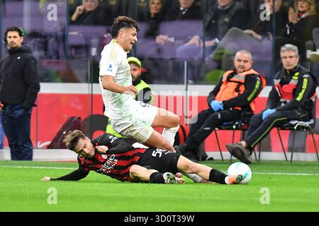 Alexis Jesse Saelemaekers (Milan) during ACF Fiorentina vs AC Milan ...