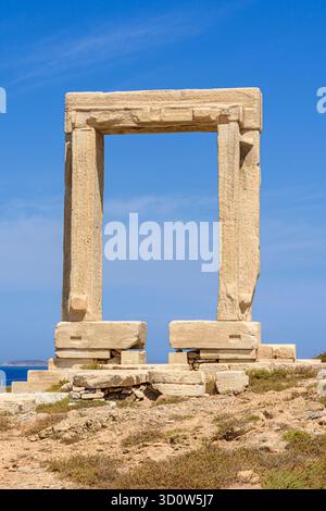 Greece Naxos island portara Stock Photo - Alamy
