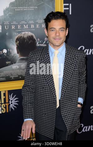 LOS ANGELES - OCT 24: Rami Malek at the 2025 AFI FEST - "Nuremberg ...