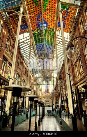 The Victoria Centre arcade off Briggate,Leeds,UK Stock Photo - Alamy