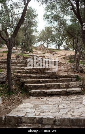 Athens - Piraeus - Long Walls Stock Photo - Alamy