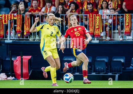 Smilla Holmberg (2 Sweden) in the semi-final of the UEFA Nations League ...