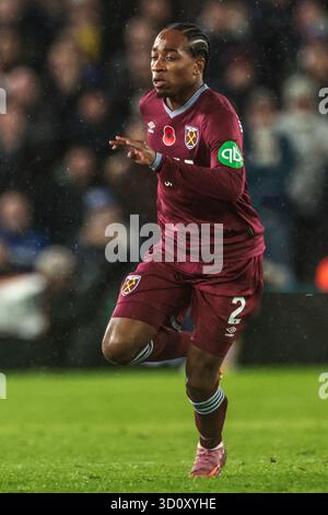 2, Kyle Walker-Peters of West Ham United in attacking action during the ...