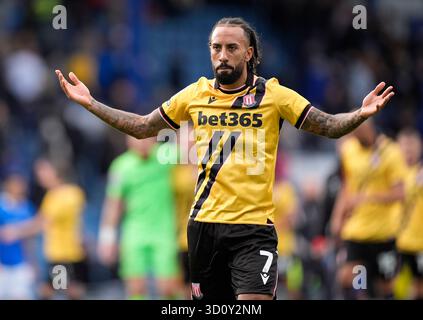 Sorba Thomas of Stoke City in action during the Sky Bet Championship ...