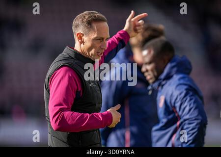 David Bridges (First Team Coach) of Luton Town and Kevin Foley ...