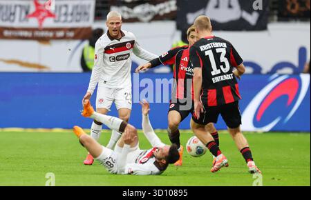 from left Louis Oppie, Mathias Rasmussen, Lars Ritzka (St. Pauli) FC ...