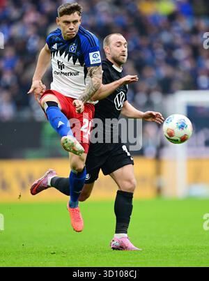 from left: Nicolai Remberg (HSV Hamburg), Philipp Treu Freiburg ...