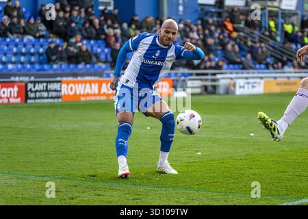 Jake Caprice of Oldham Athletic during the Emirates FA Cup First Round ...