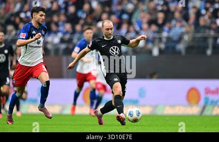 left to right: Daniel Elfadli (HSV Hamburg), Luis Diaz Hamburg, January ...