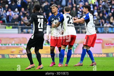 Nicolai Remberg (HSV Hamburg) after the 2:1 goal Freiburg, January 10 ...