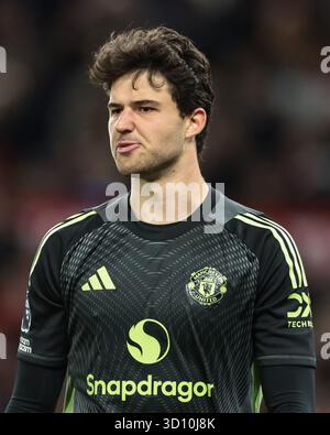 Manchester United goalkeeper Senne Lammens during the Premier League ...