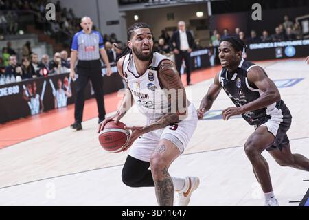 Timothy Allen (Trapani Shark) during EA7 Emporio Armani Milano vs ...