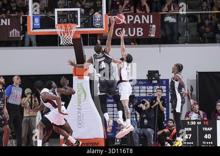 Timothy Allen (Trapani Shark) during EA7 Emporio Armani Milano vs ...