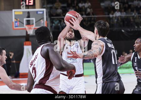 Timothy Allen (Trapani Shark) during EA7 Emporio Armani Milano vs ...