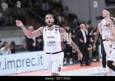 Timothy Allen (Trapani Shark) during EA7 Emporio Armani Milano vs ...