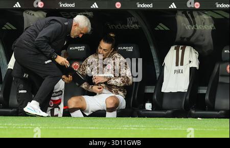 from left Co-Trainer [coach] [assistant coach] Loic Fave, Trainer ...