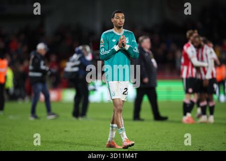 Hugo Ekitike of Liverpool applauds the fans as he’s subbed off during ...
