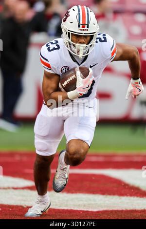 Auburn running back Jeremiah Cobb carries the ball against Kentucky ...