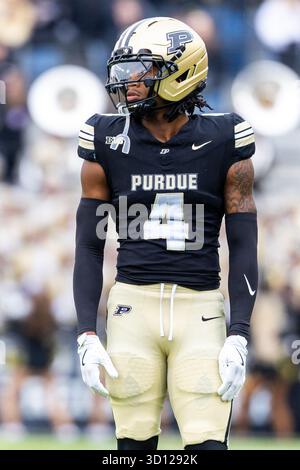 Purdue defensive back Hudauri Hines, left, celebrates with defensive ...